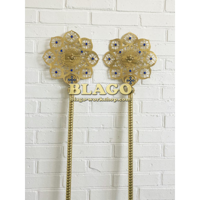 Liturgical fan (ripidion), 30х160 cm